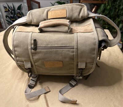 Opteka Full-Size Canvas Camera Bag * Great Condition * | eBay