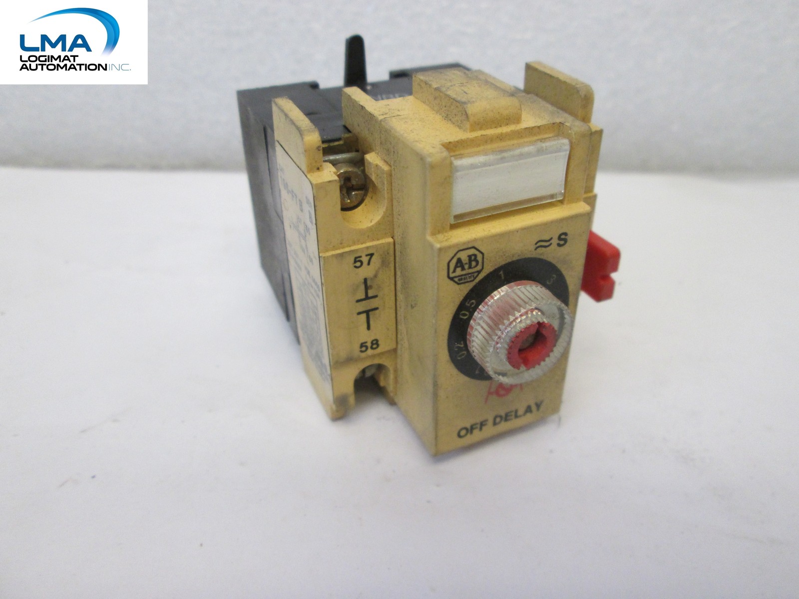 ALLEN BRADLEY 196-FTB TIMING RELAY OFF DELAY TIMER 0.1s to 180sec FOR ...