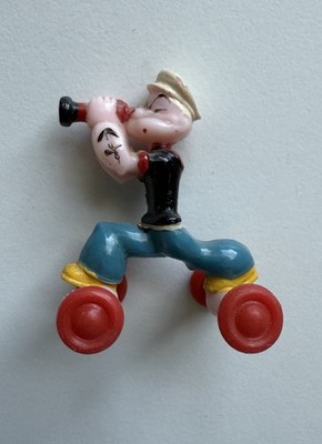 POPEYE THE SAILOR On Wheels miniature KINDER EGG VINTAGE figure | eBay
