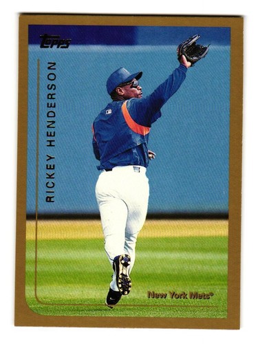 1999 Topps - Rickey Henderson #277 New York Mets | eBay