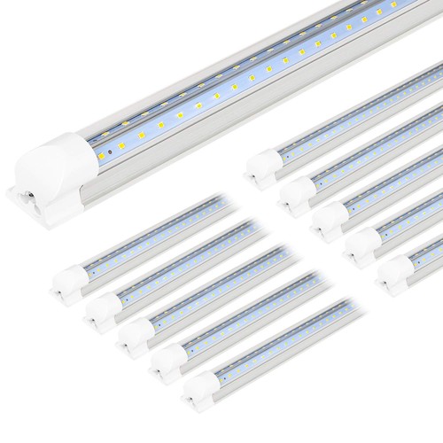 4FT LED Shop Light, V Shape Integrated T8 LED Tube Light, 5200LM, 40W ...
