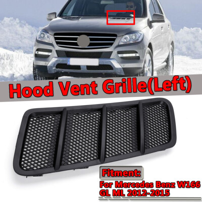 Left Hood Air Vent Grille Cover For Mercedes Benz 12-15 W166 GL ML ...