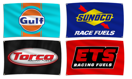 Racing Fuels Flag 3X5 Ft Banner Drag Racing Oils Coolants Garage Shop ...