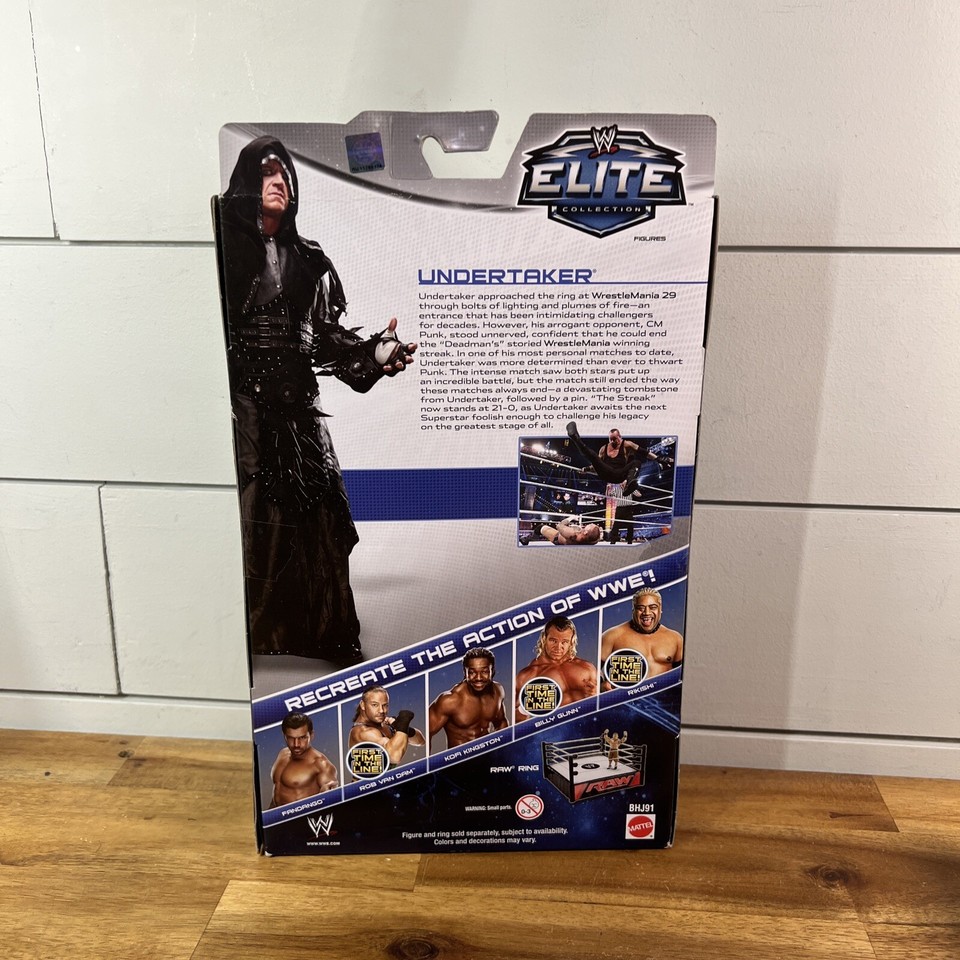 WWE Mattel elite Collection UNDERTAKER Elite Series 27 Figure- NEW ...