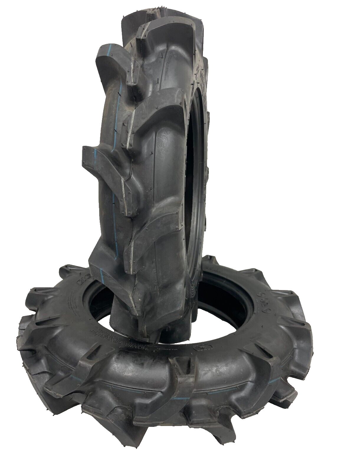 TWO (2) 5-12 R-1 LUG Compact Tractor Tires Heavy Duty Bar 5x12 Tube ...