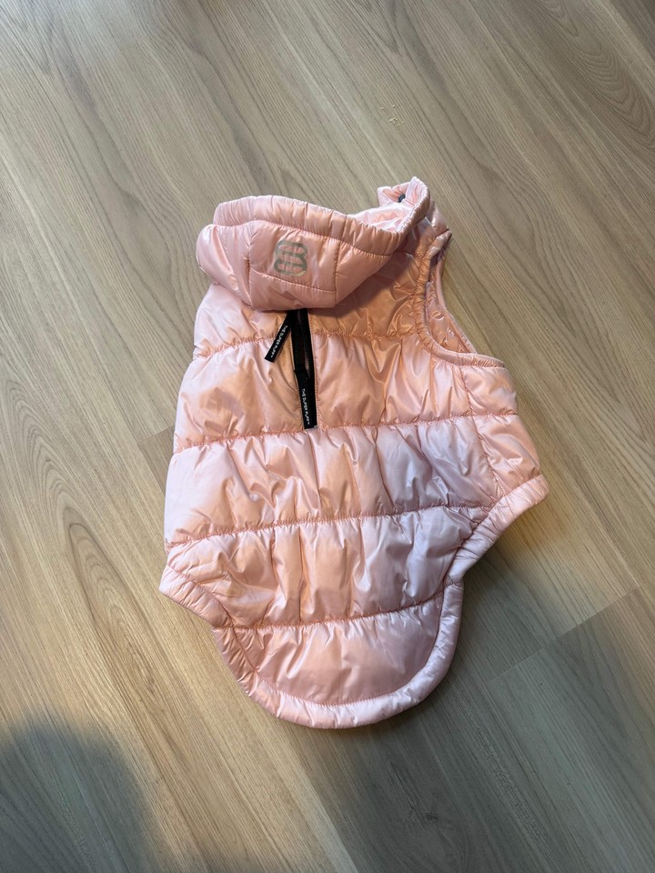 Aritzia The Super Ruff Puff (Dog Jacket) Hi-Gloss | Chalk Pink | eBay