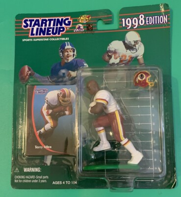 1998 Terry Allen Starting Lineup NFL Football Action Figure New In Box ...