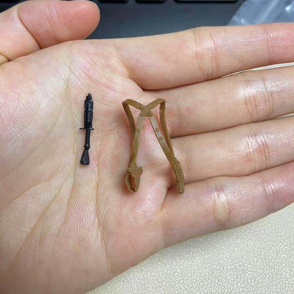 1/18 Scale Weapon Handgun Holder Backstrap Body Halter for 3.75" Aciton ...