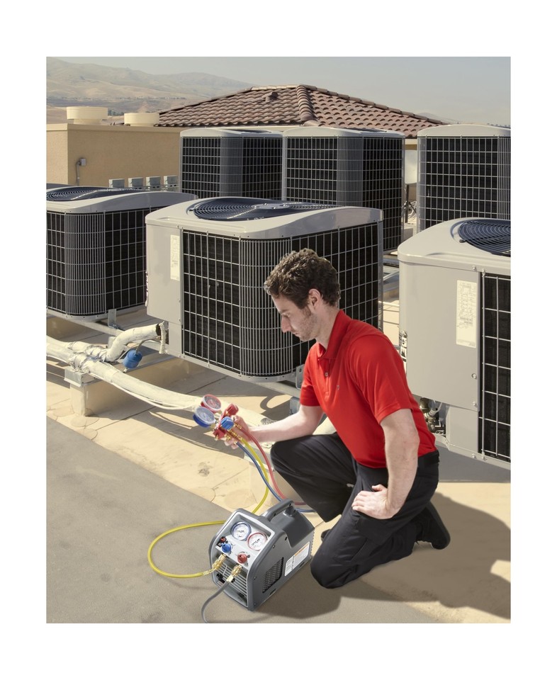 Robinair (RG3 Portable Refrigerant Recovery Machine – 115V, 60Hz, for ...