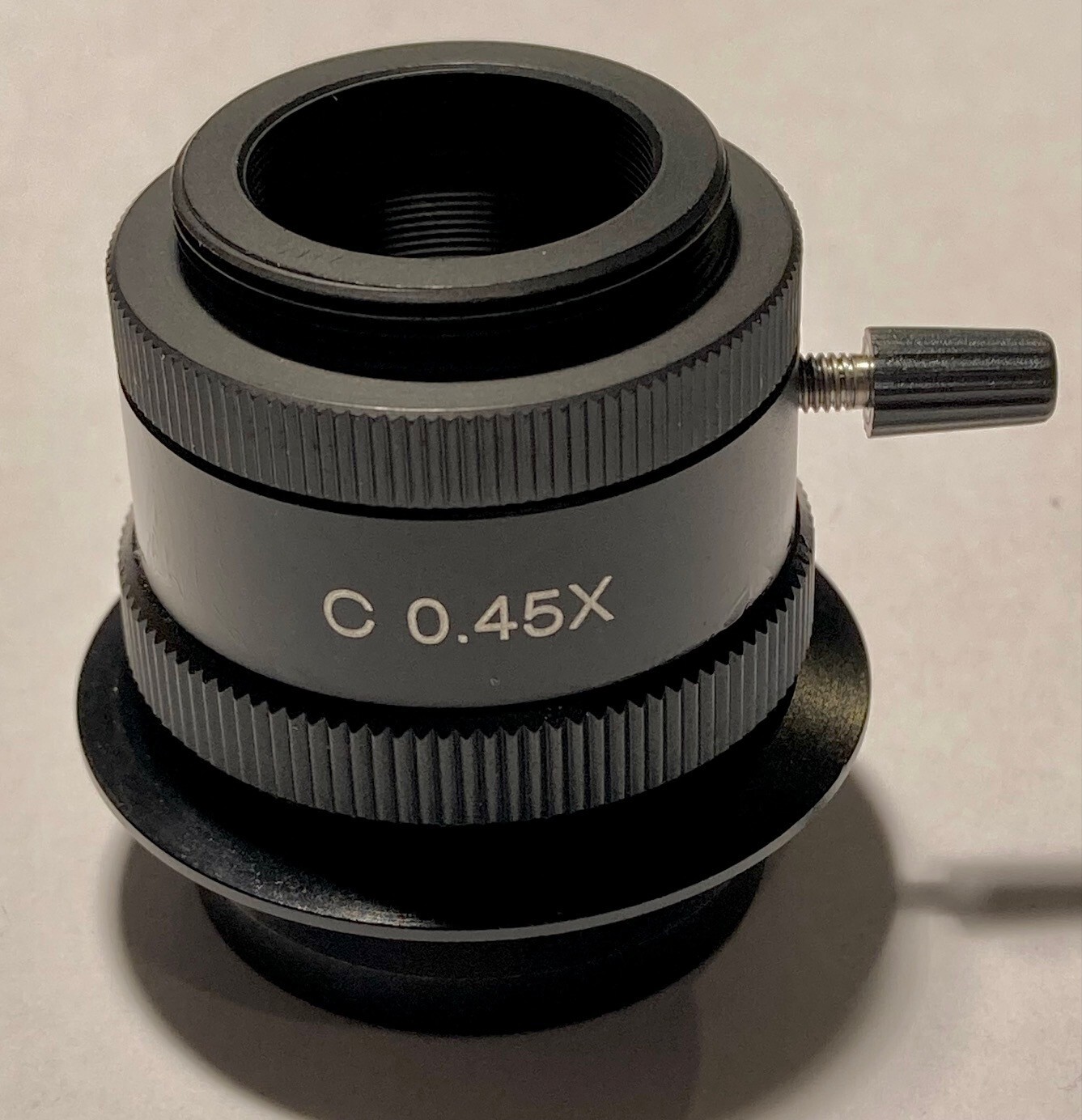 Motic 0.45X C-Mount Microscope Mount Adapter, 30mm OD mounting flange ...