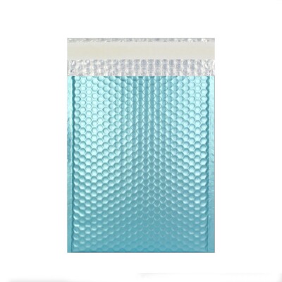 50 100 200 500 Metallic Bubble ICE BLUE Padded Envelopes By Postage ...