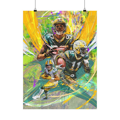Green Bay Packers WR Trio | Doubs, Watson, Reed | POSTER | Sports Wall ...