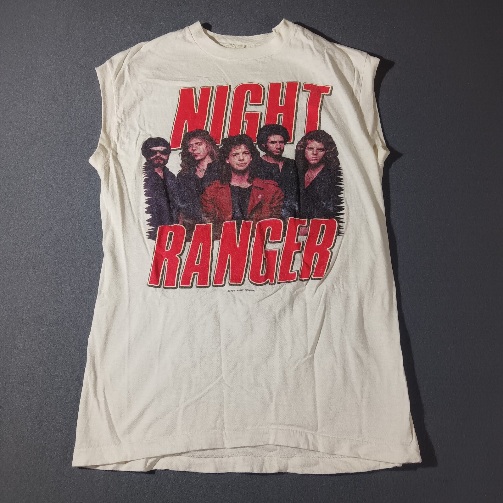 Vintage NIGHT RANGER MIDNIGHT MADNESS 84 Tour White S… - Gem