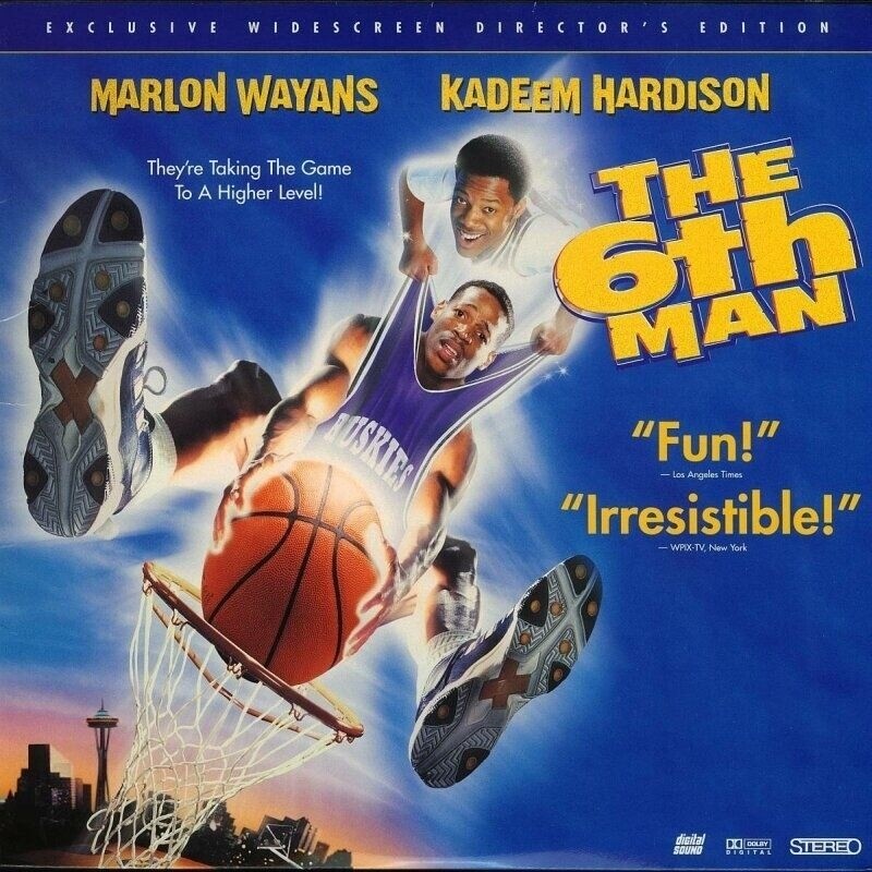 6TH MAN (THE) WS AC3 CC CLV N&S NTSC LASERDISC MARLON WAYANS-KADEEM ...