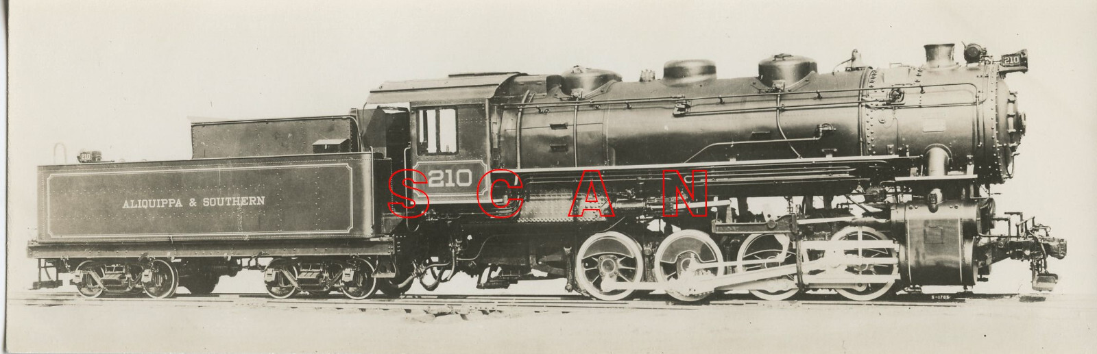 3AA468 BUILDER PRINT ALIQUIPPA & SOUTHERN RAILROAD 080 LOCO #210 | eBay