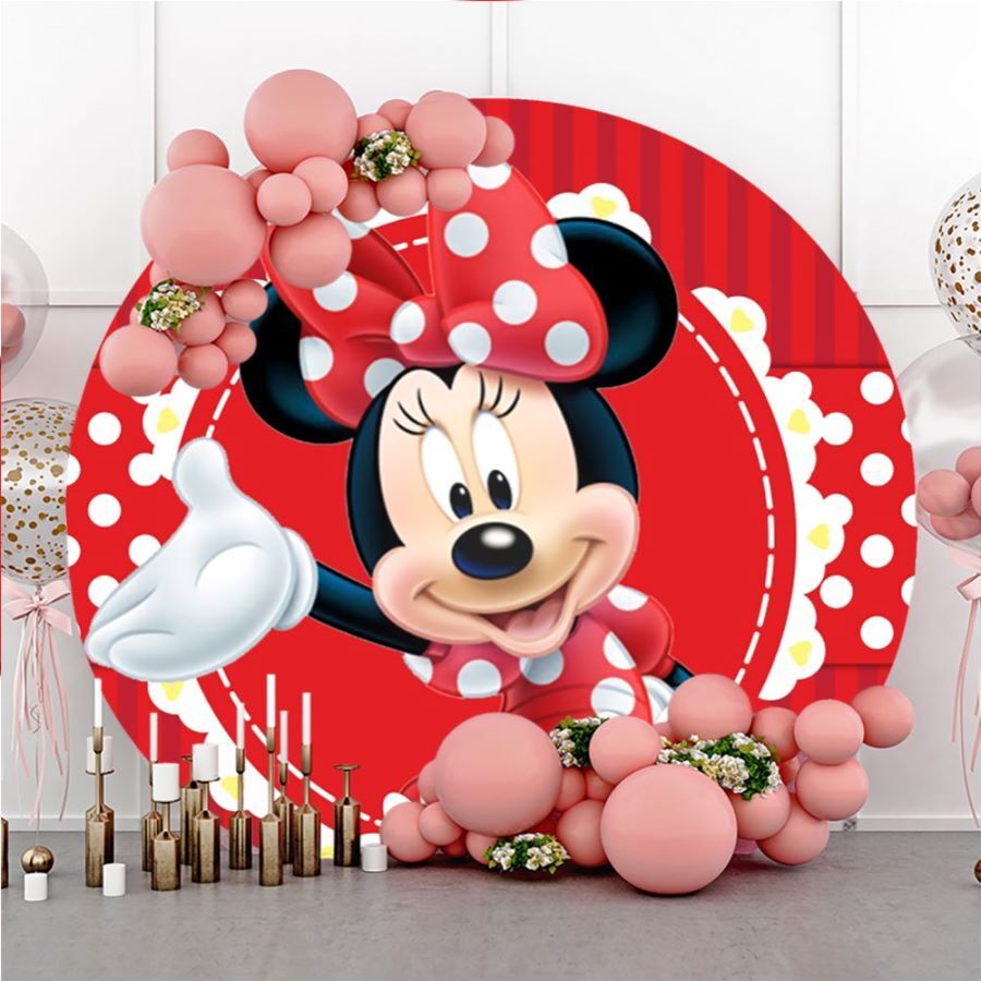 Red Minnie Mouse Birthday Wallpaper