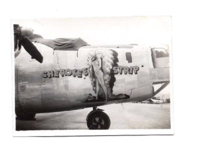 Original Photo Fighter Plane Nose Art CHEROKEE STRIP World War Two WWII ...