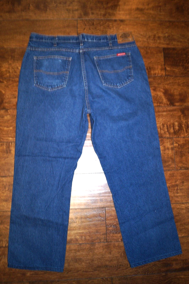 Dickies Jeans Industrial Regular Fit Denim Mens Work Uniform SZ 38 X 28 ...