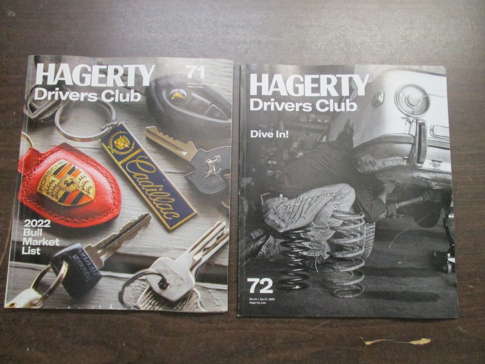 LOT OF 4 HAGERTY DRIVERS CLUB MAGAZINES 2022 YEAR JANUARY-AUGUST #'S 71 ...