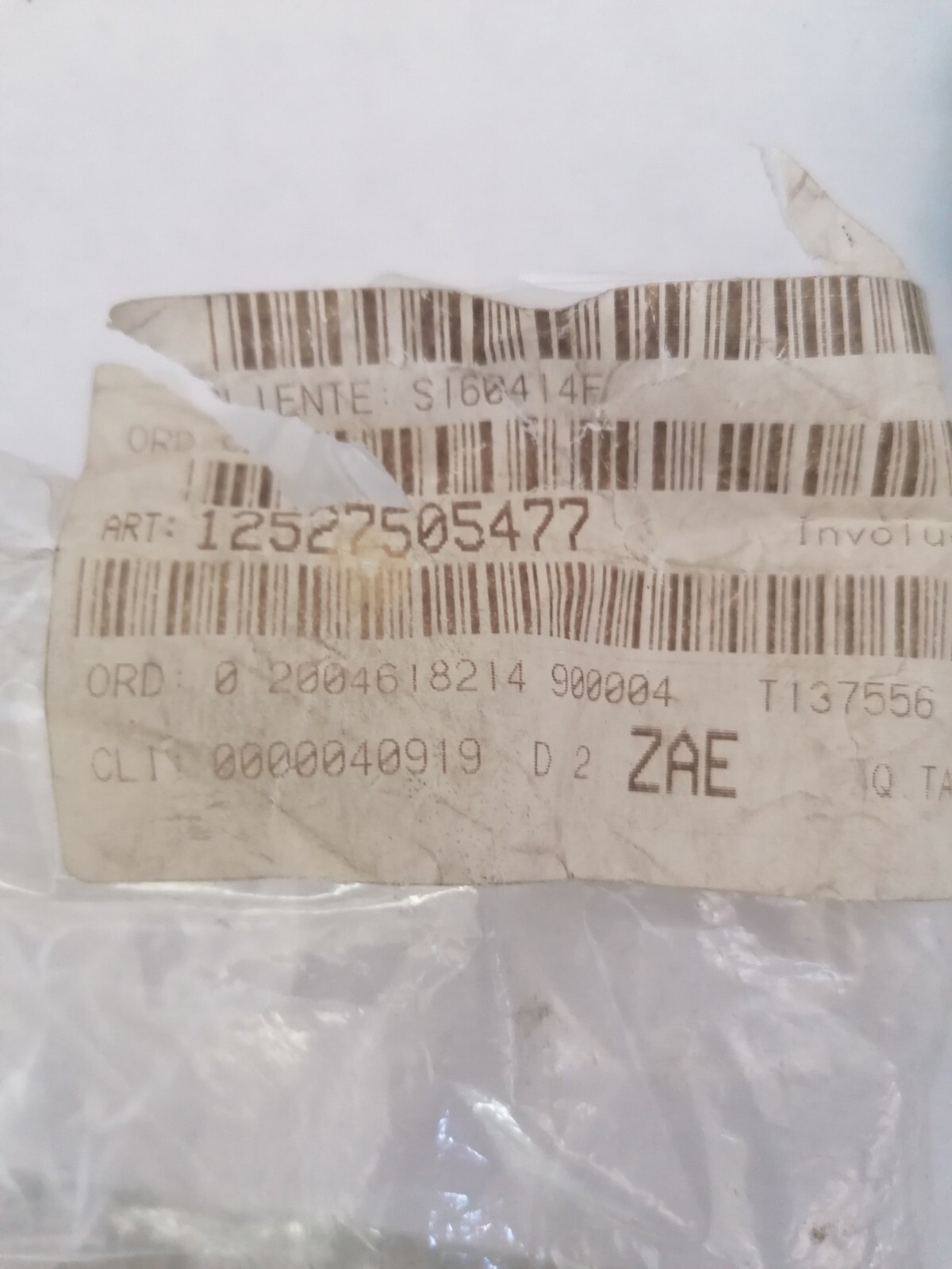 12527505477 Connettore presa a spina senza codice 8 POL. -ORIGINALE ...