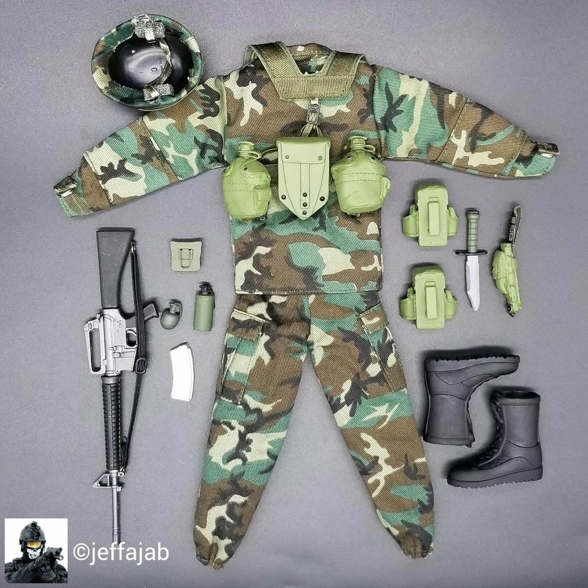 Modern American Soldier Uniform