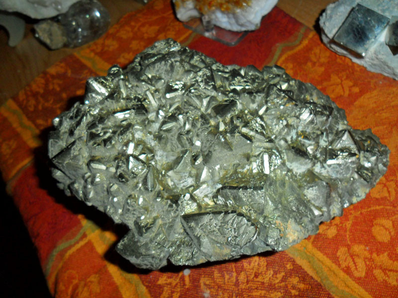 Huge Pyramid Pyrite Crystal Cluster Very Exceptional Unique 6 lbs. | eBay
