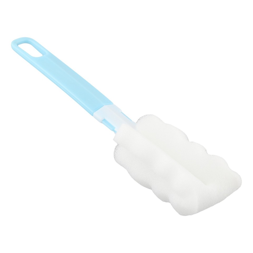 Detachable Handle Sponge Brush Cleaner Tool Kitchen Car Baby Bottle ...