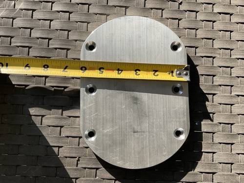 Aluminum Welding Tower Pads Taco Tigress Lees New Mill Finish 7x5 3/8 ...