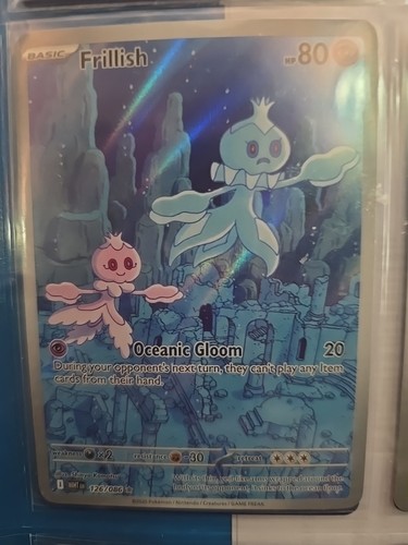 Frillish Pokémon Card - Full Art Illustration Rare Oceanic Gloom ...