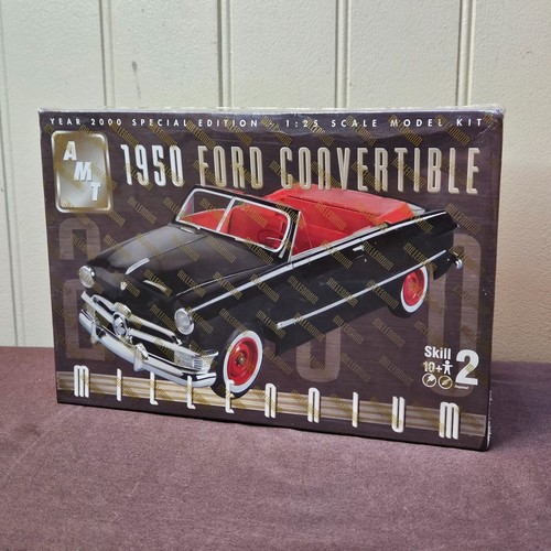 AMT/ERTL 1950 Ford Convertible Millennium Edition 1:25 Scale Model Kit ...
