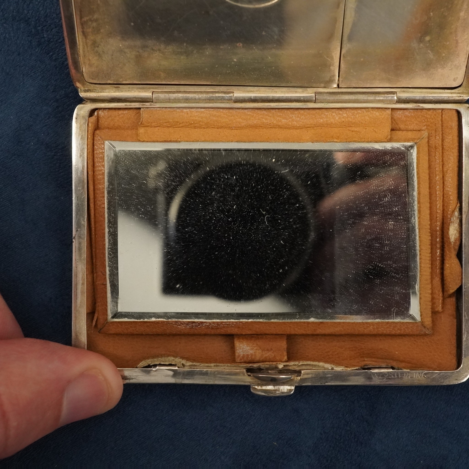 Vintage Sterling Silver Makeup Case -Monogrammed- Free Shipping USA | eBay