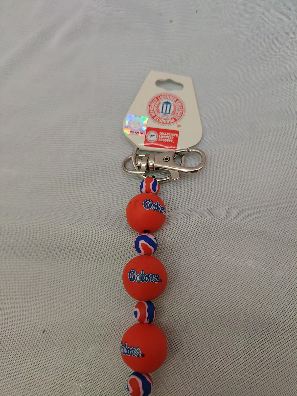 4 Florida Gators Beaded Keychain, Official NFL NCAA Great Look And ...