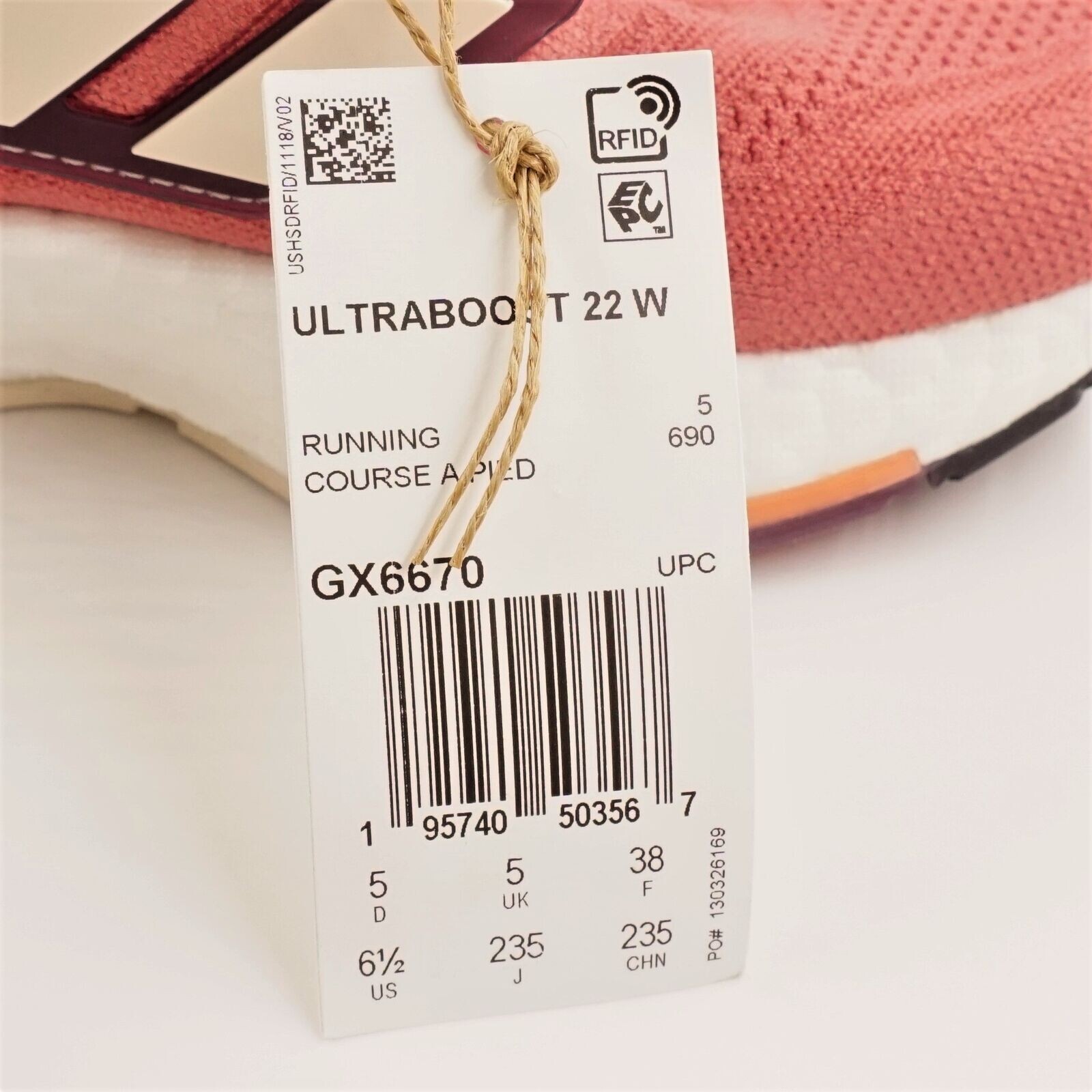 Adidas ULTRABOOST 22 GX6670 Women's Running Shoes US Size 6.5 damaged ...