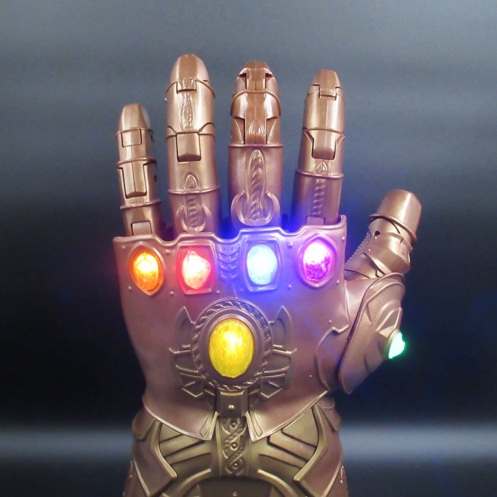 Avengers Thanos Infinity Gauntlet LED Glove Adult Size Moving Fingers ...