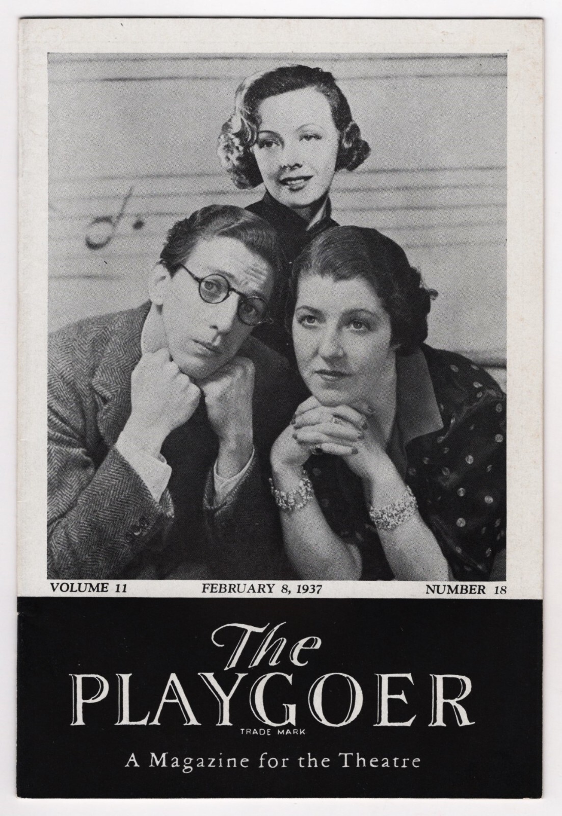 Rodgers and Hart "ON YOUR TOES" Ray Bolger / Luella Gear 1937 Detroit ...