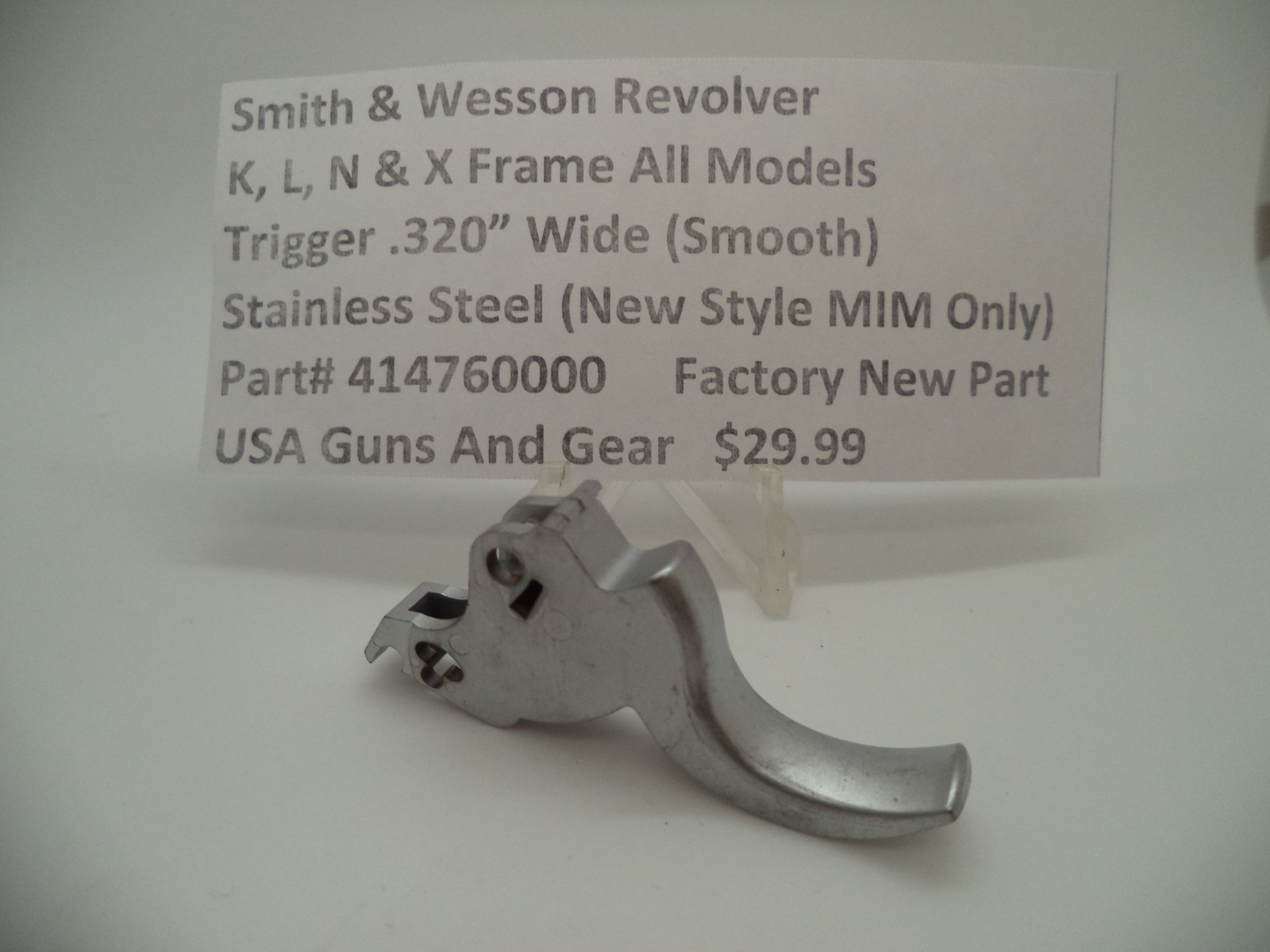 414760000 Smith & Wesson K L N X Frame All Models MIM Smooth Trigger ...