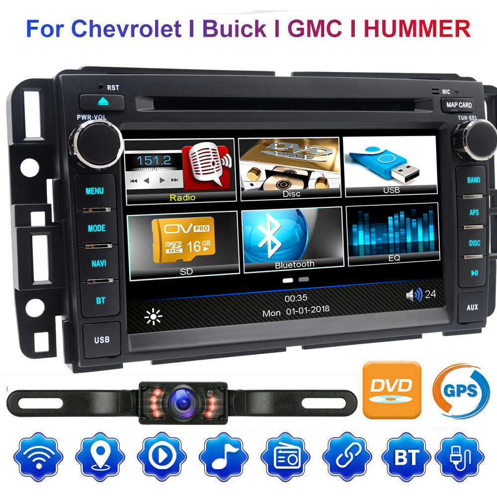 For GMC Sierra Chevrolet Silverado 1500 2500 Car Radio CD DVD Player ...