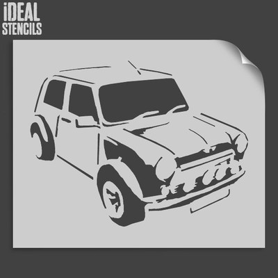 Mini Cooper Stencil Reusable Home Wall Decor Art Craft Paint Ideal ...