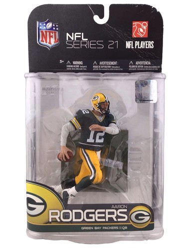 McFarlane Toys Aaron Rodgers Figure Green Bay Packers NFL Series 21 New ...
