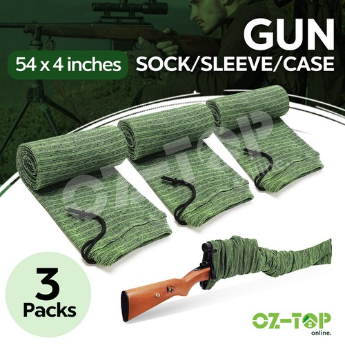 3pcs Gun Socks Shotgun Cases Rifle Pistol Sleeves with Drawing Closure ...