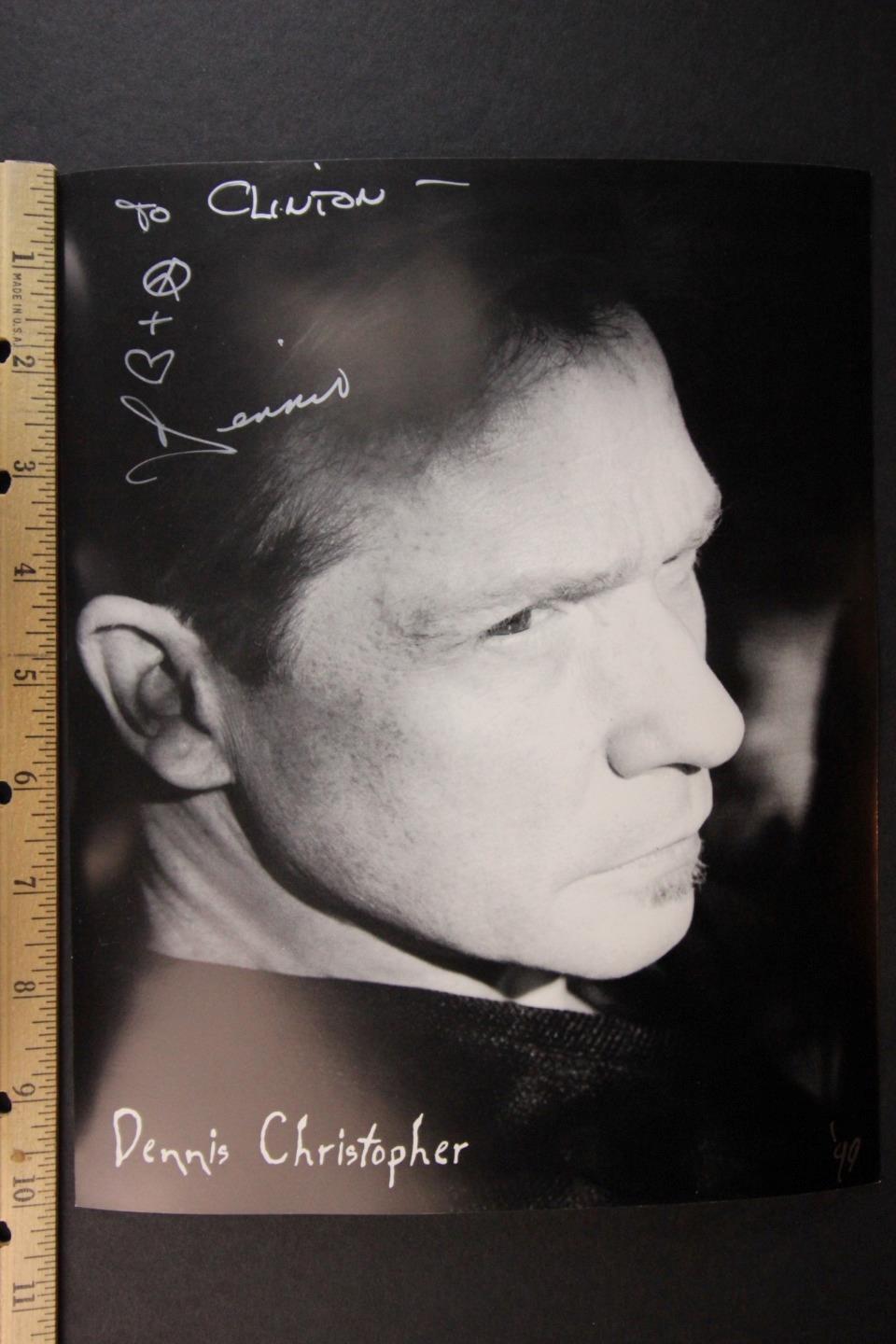 DENNIS CHRISTOPHER (BREAKING AWAY~CHARIOTS OF FIRE) AUTOGRAPH 8 x 10 ...