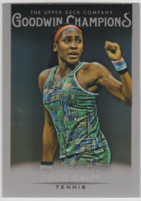 2021 Goodwin Champions COCO GAUFF #17 Platinum Parallel Rookie Card | eBay