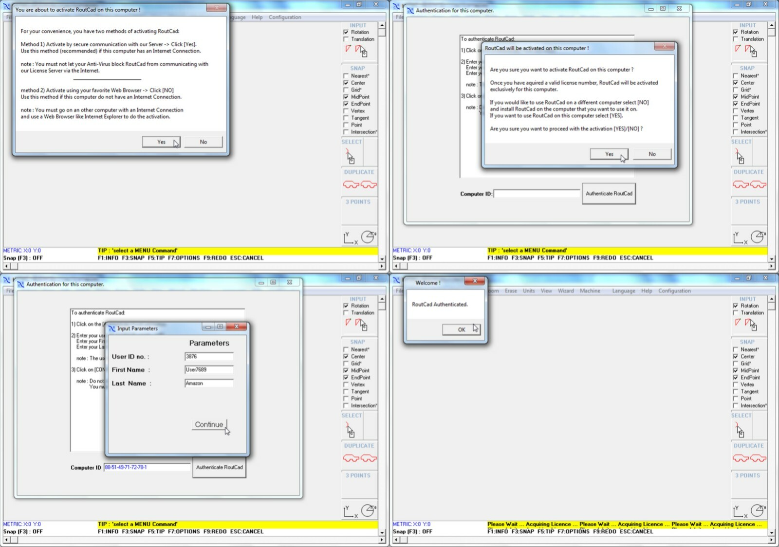 CAD CAM CNC Mill Software G-Code Mach 3 EMC2 GRBL Drufel Fanuc English ...