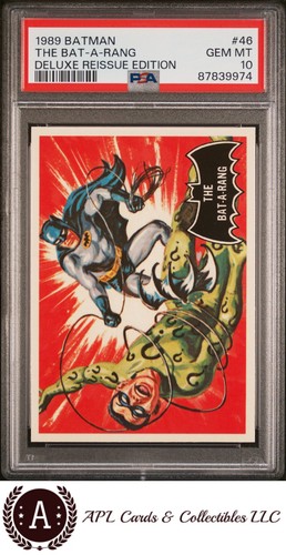 1989 Batman Deluxe Reissue Edition #46 The Bat-A-Rang PSA 10 POP 1 | eBay