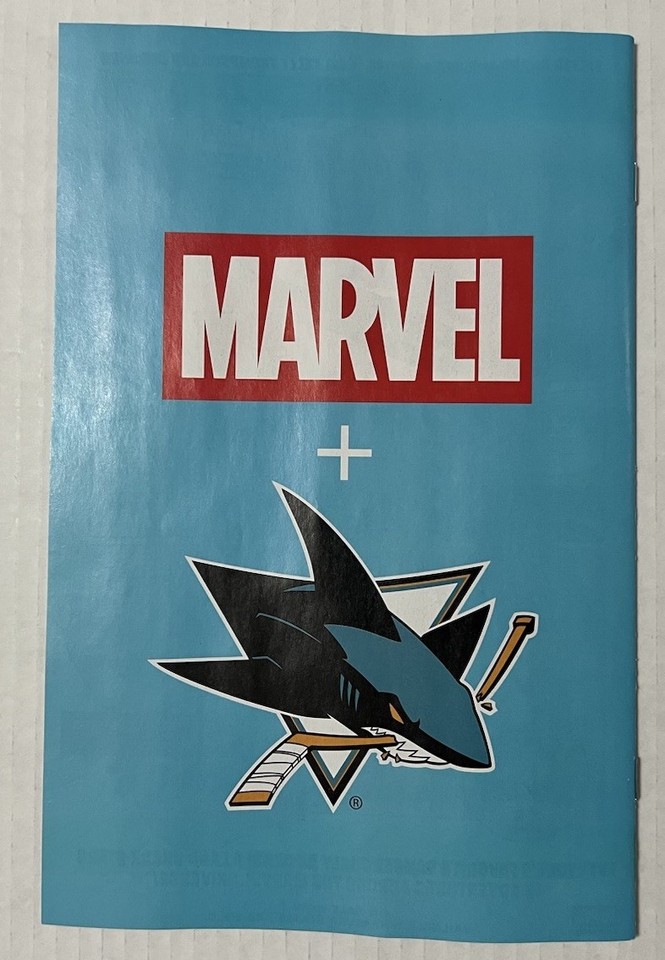 2026 San Jose Sharks Macklin Celebrini Marvel Spider-Man Comic Book NHL ...