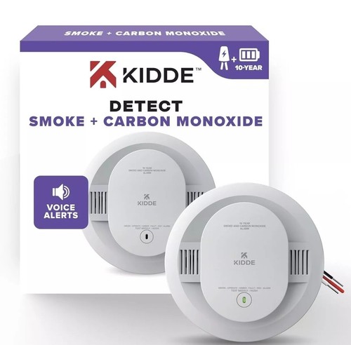 Kidde Combination Photoelectric Smoke & Carbon Monoxide Alarm 30CUA10 ...