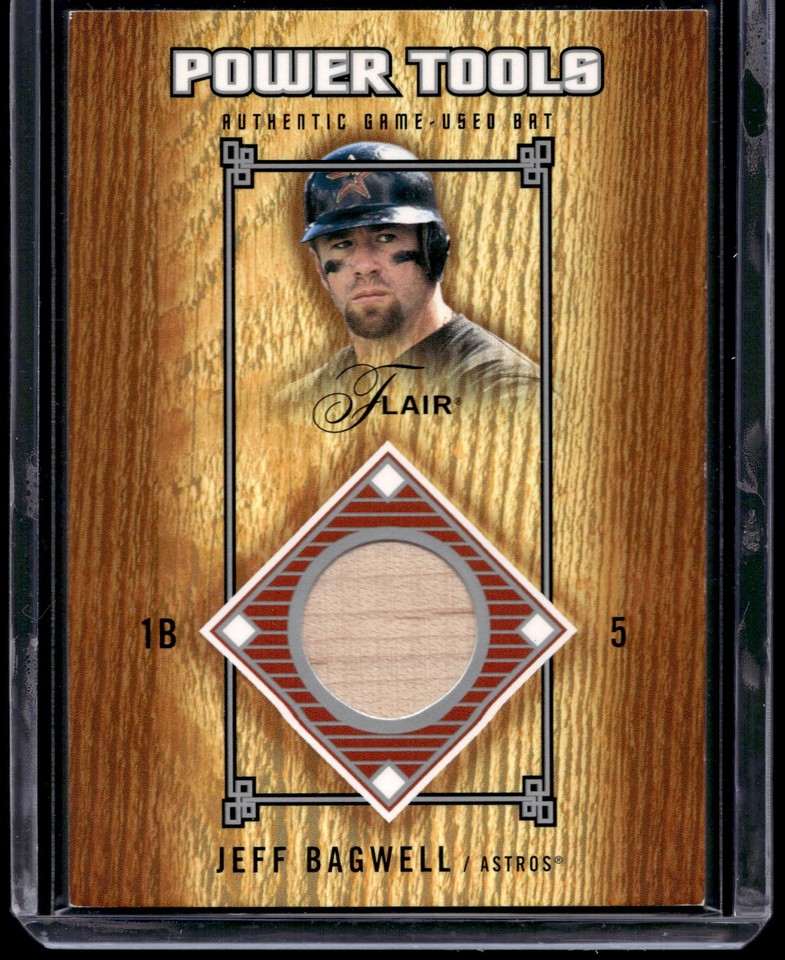 2003 Flair #PT-JB Jeff Bagwell Power Tools Bat #/500 | eBay