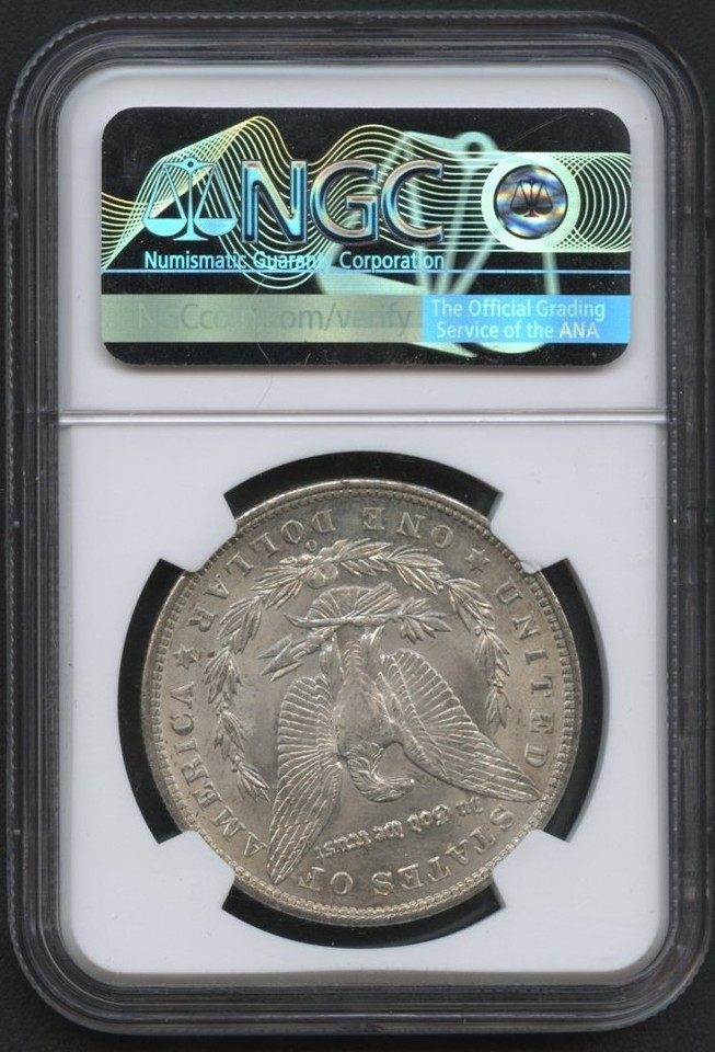 1904-O MORGAN SILVER DOLLAR NGC MS64 W/ APPARENT OBVERSE LAMINATION ...