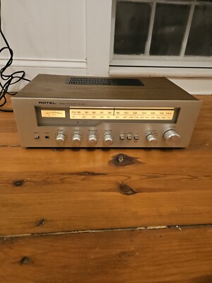 Vintage 1970s Rotel Rx-203 Rx 203 Receiver Silver Face Walnut - Tested ...