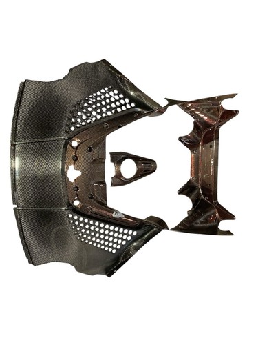 FERRARI SF90 Carbon Fiber Reflective Red ENGINE BAY + Carbon Cooling ...